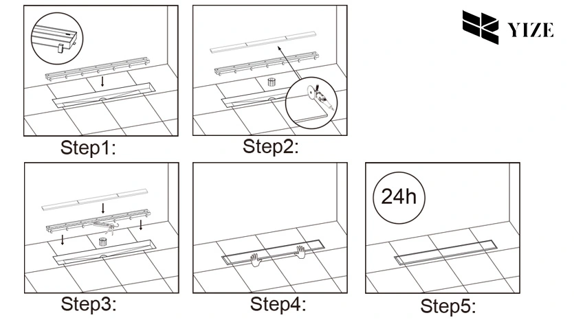How to Install a Tile Insert Floor Drain: A Step-by-Step Guide - YZDRAIN