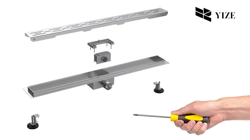 How to Remove Linear Shower Grate from Bathroom? - YZDRAIN