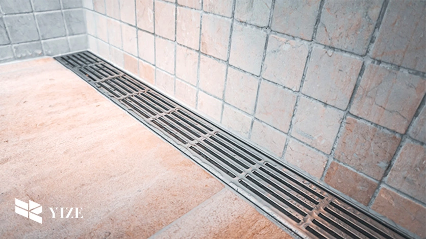 Linear Trench Shower Drains Install: The Best Location and Size - YZDRAIN
