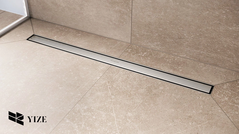 Linear Trench Shower Drains Install: The Best Location and Size - YZDRAIN